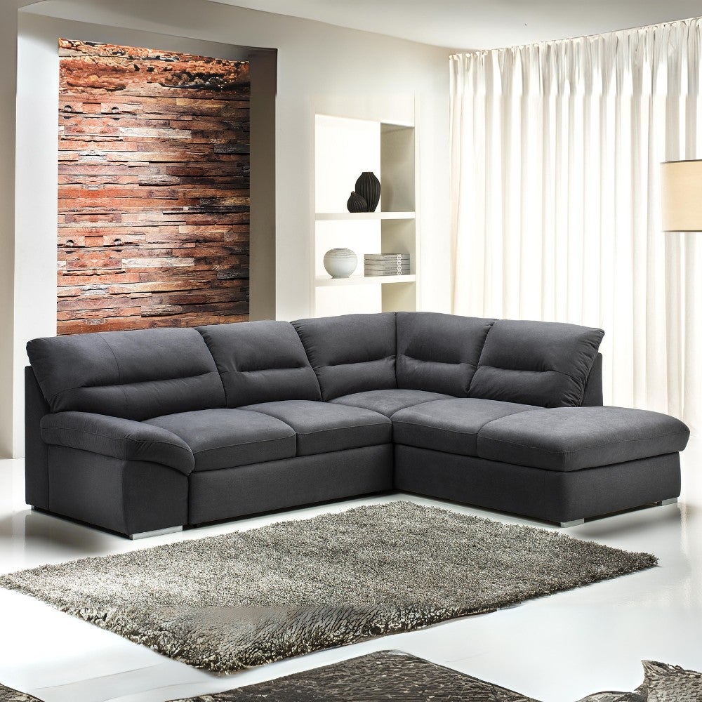 Sofá angular 268x212 con chaise longue. | Leroy Merlin