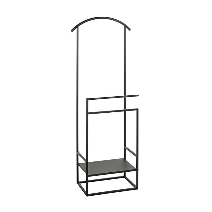 Valet de Chambre Design "Lydia" 128cm Noir | Leroy Merlin