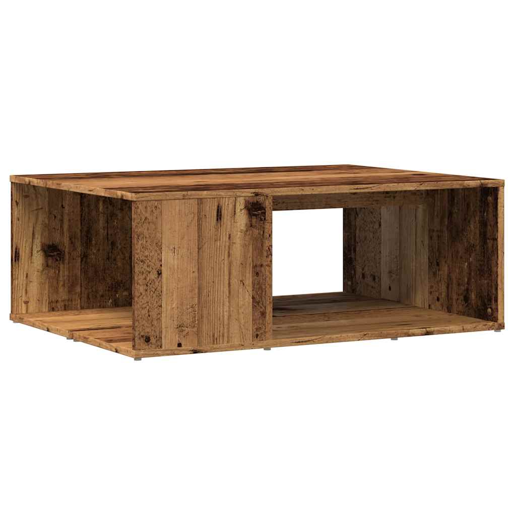 Table basse vieux bois 90x67x33 cm bois d'ingénierie - COMFORTXL ...
