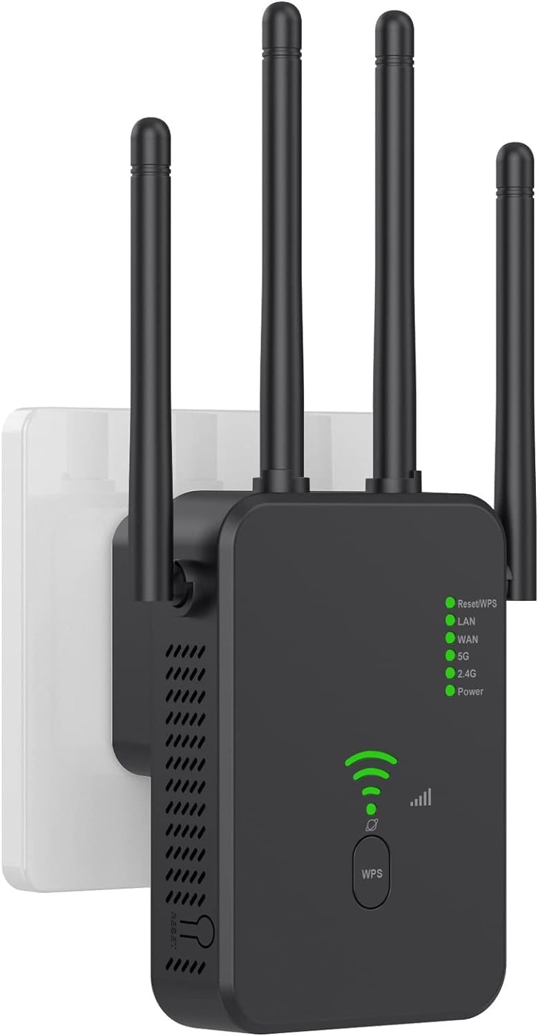 Extensor WiFi de doble banda 2.4G/5G de 300 MPa, amplificador de señal ...