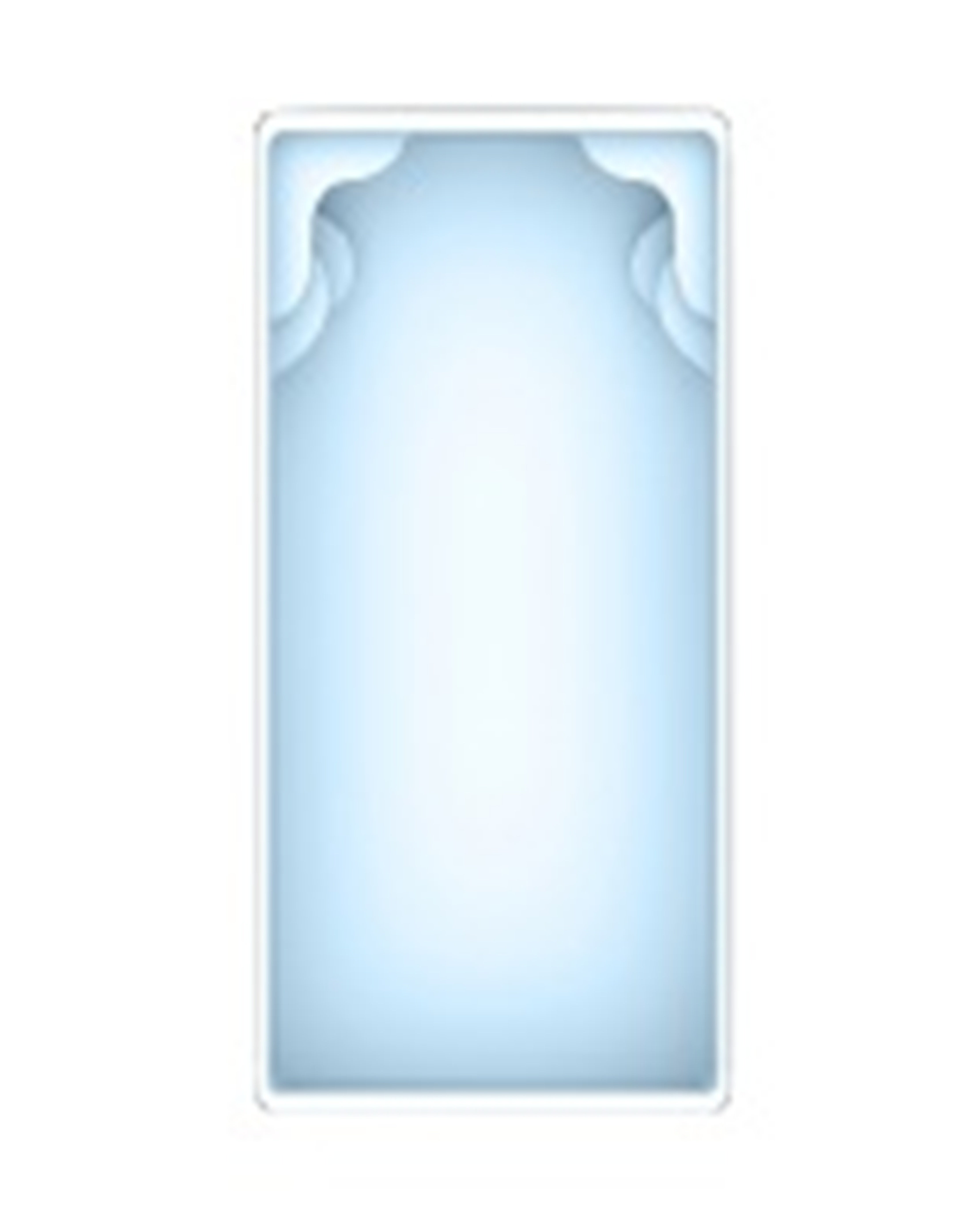 IOTA - Piscine enterrée rectangulaire - Coque polyester 9.6x4x1.5 m ...