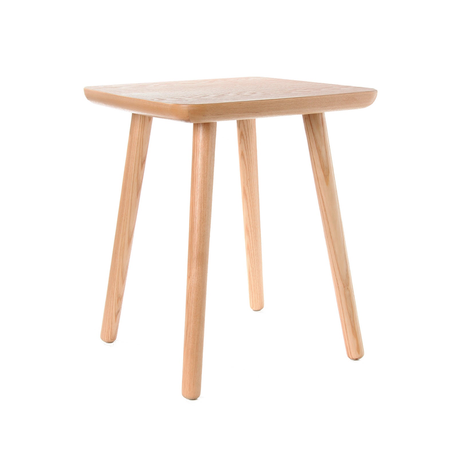 Table d'appoint carrée bois de frêne naturel Nordan | Leroy Merlin