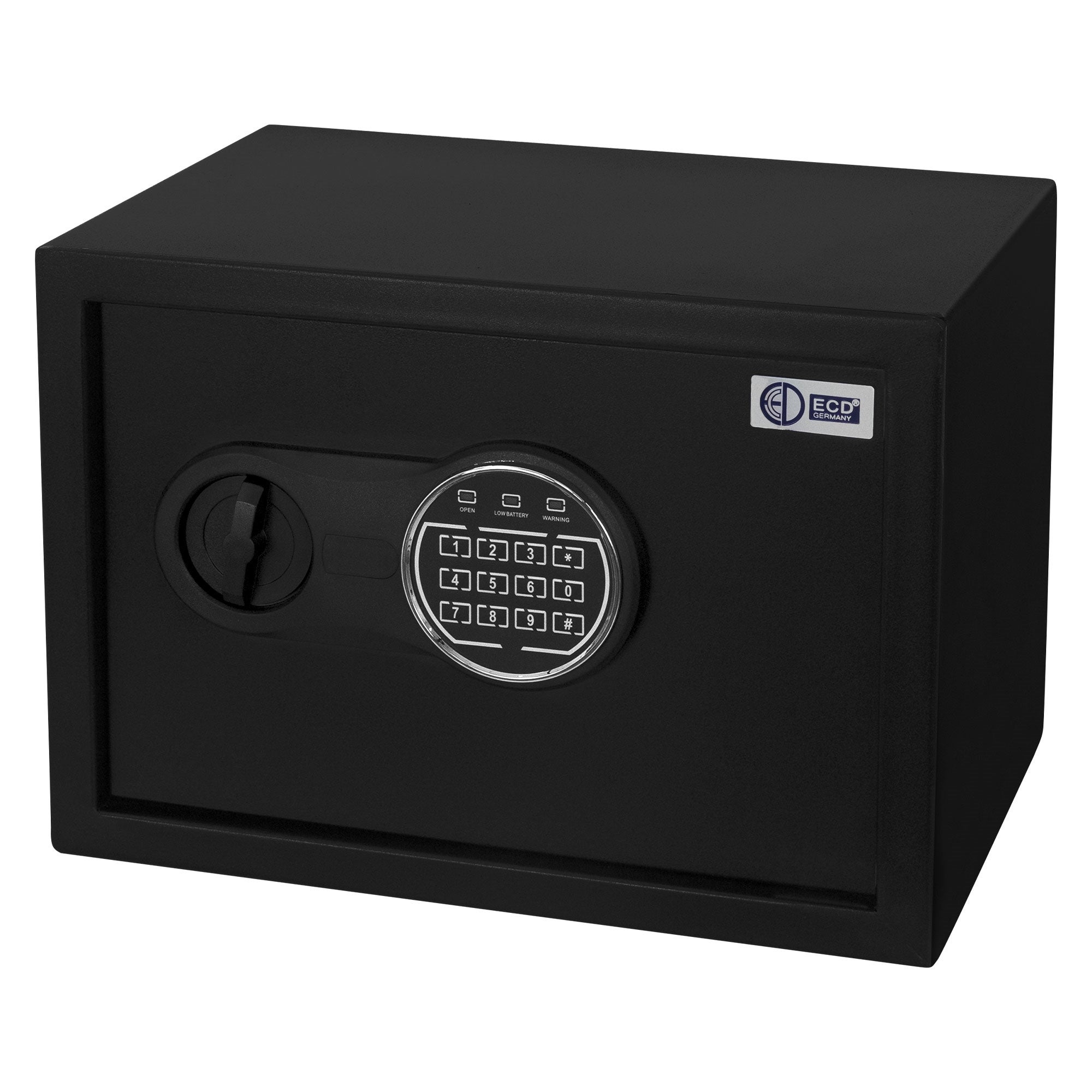 Caja fuerte eléctronica númerica con código PIN de seguridad 16L M 35x25x25cm | Leroy Merlin
