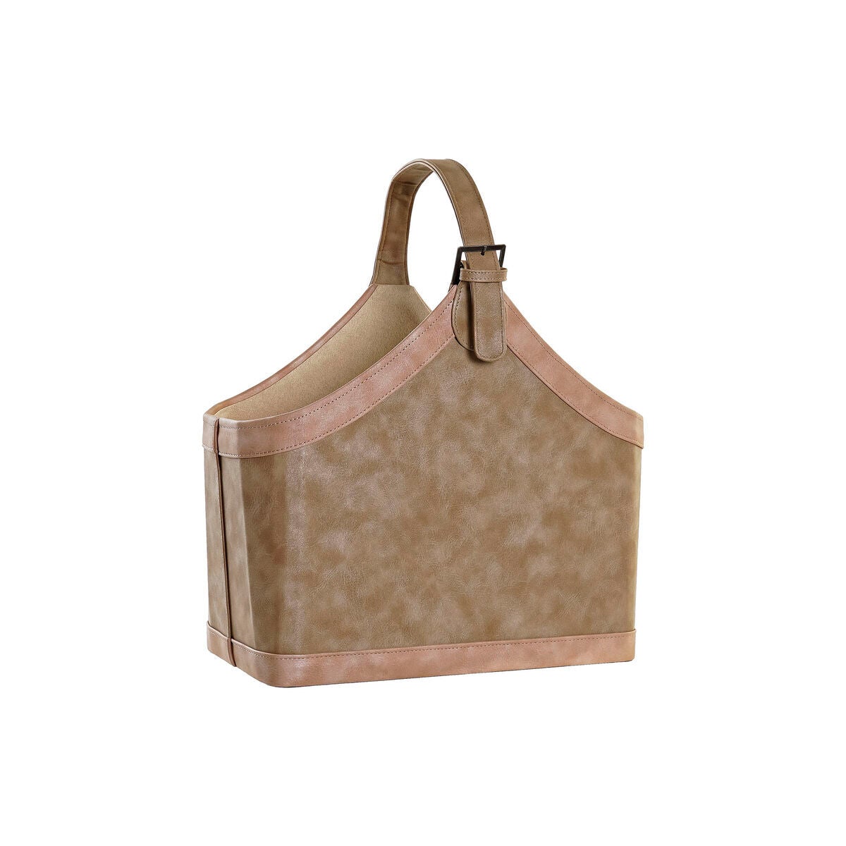 Porte-revues DKD Home Decor Beige Marron PU (40 x 19 x 50 cm) | Leroy ...