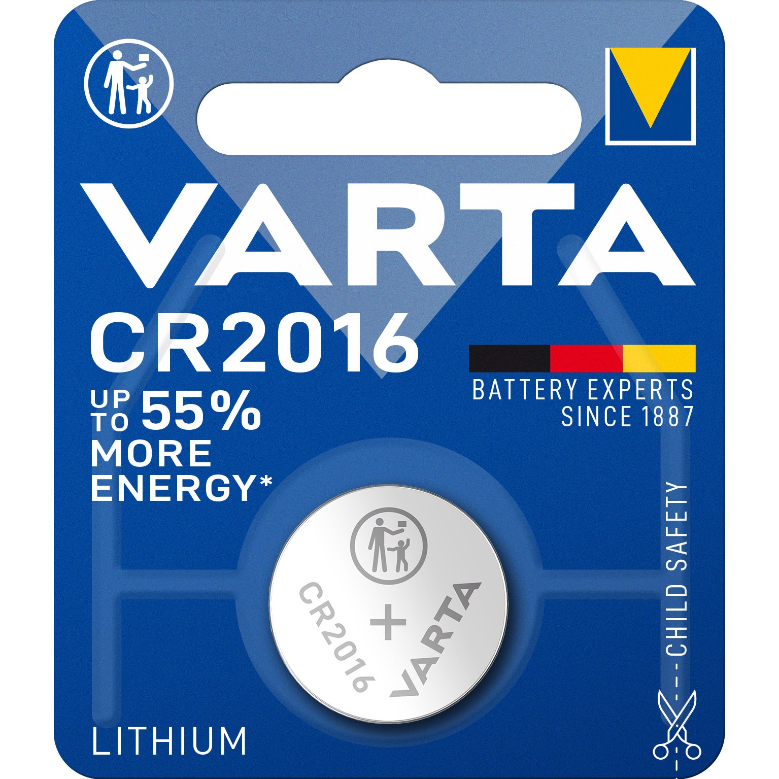 VARTA CR2016 PILA BOTÓN LITIO BL 1UD | Leroy Merlin