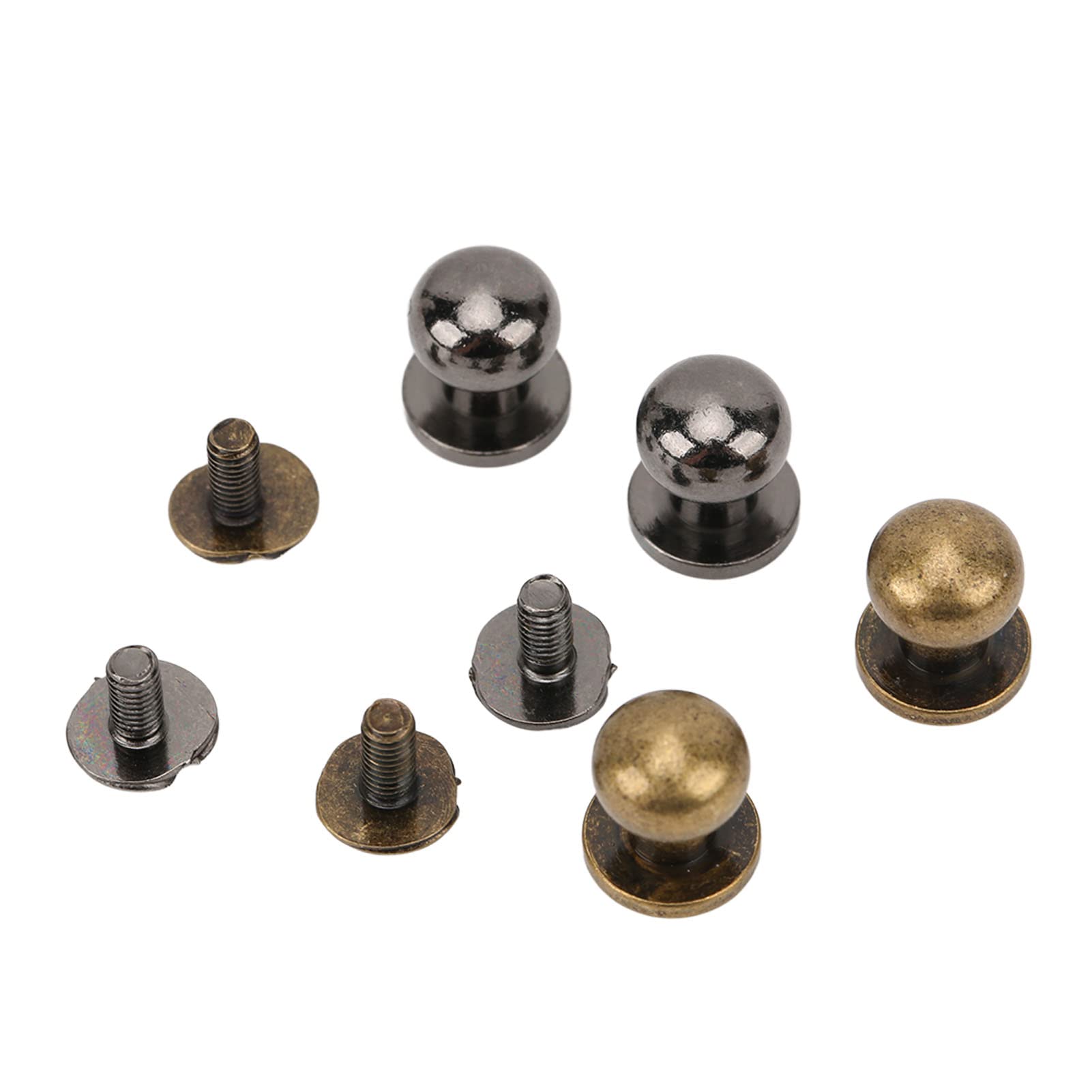 Lot de 200 rivets moine 9 x 8 mm en cuivre léger pour bricolage, rivets ...