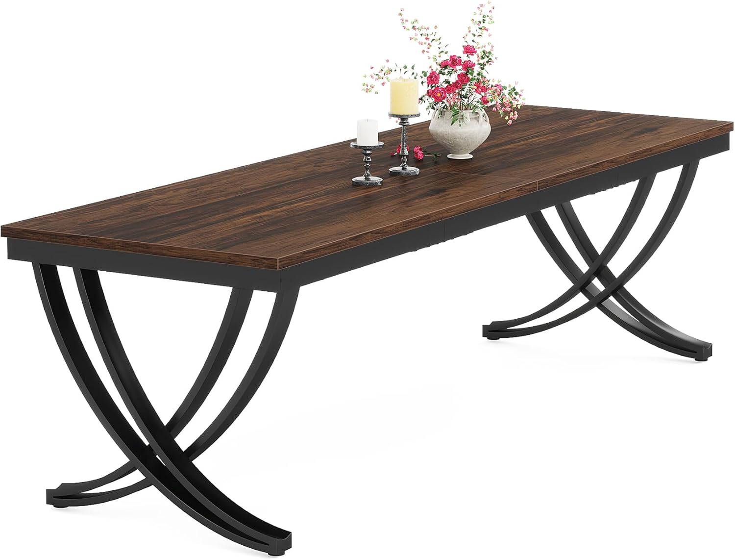 Tribesigns Table de Salle à Manger,200 x 70 x 75 cm,pour 6 à 8 ...