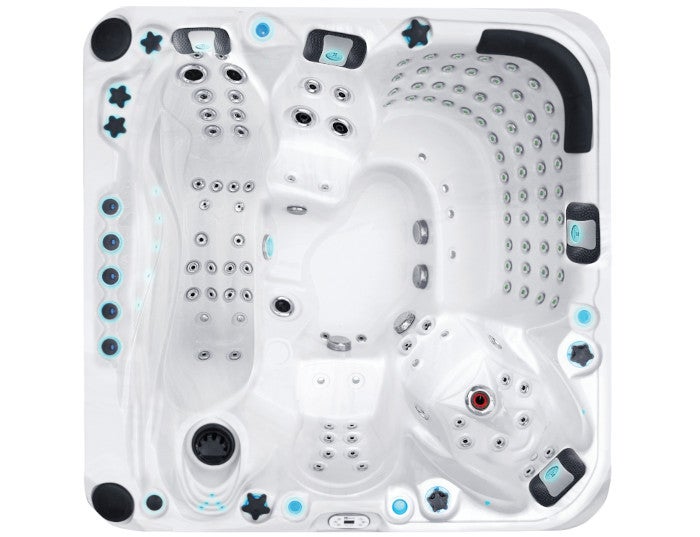 EXHILARATE MIGHTY WAVE - Spa 6 places - 2.39x2.3x0.91 m - Spa de luxe ...