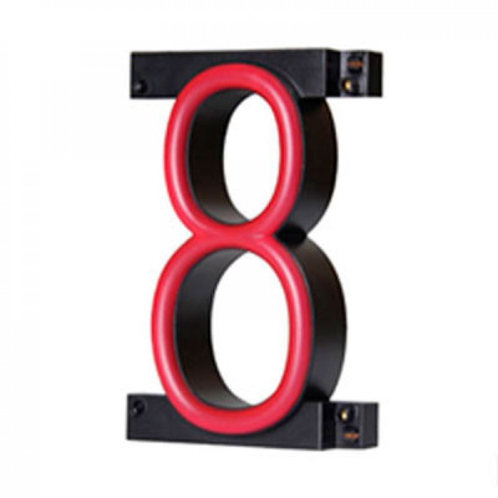 Número LED Neon 8 Ancho 90Mm Alto 161Mm Fondo 38Mm - - | Leroy Merlin