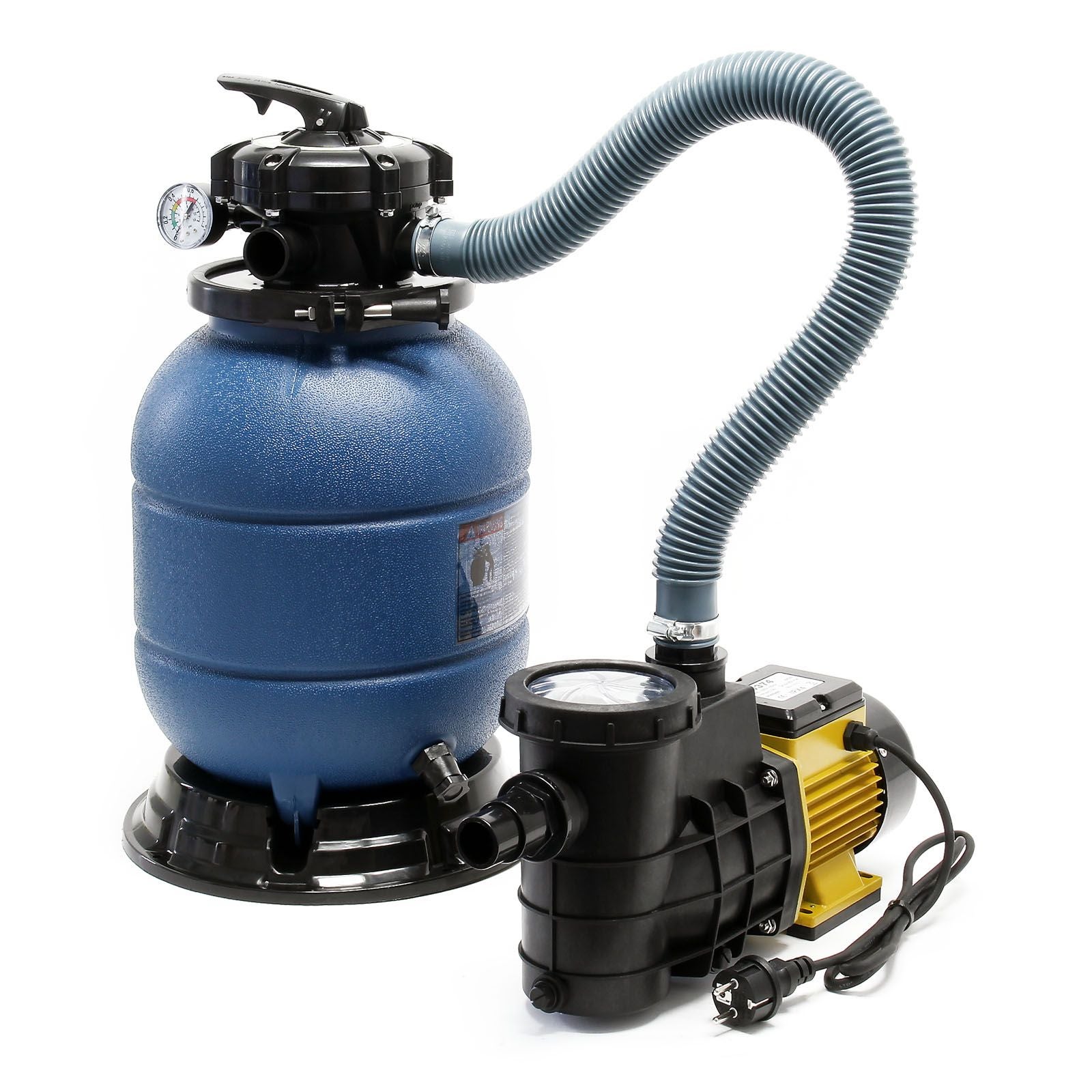 Filtre à sable Système de filtration Pompe de filtrage HZS-300 8.000 l ...