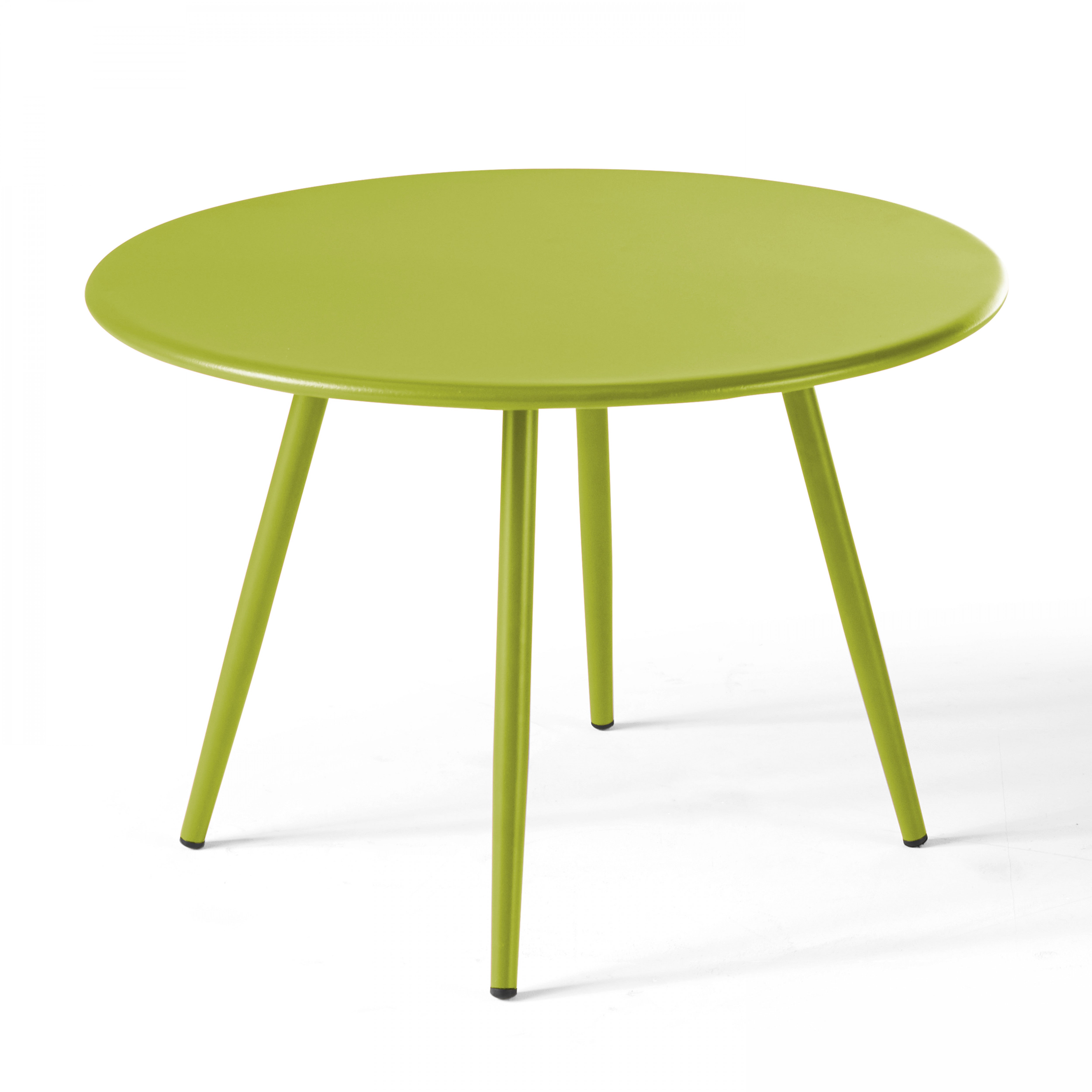 Table basse ronde en métal vert , Palavas - Oviala | Leroy Merlin