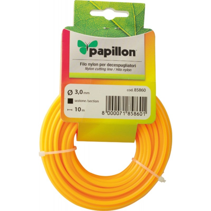 FILO NYLON DECESP.PAPILLON QUADRO 3,0MMX 10MT - CF. BLISTER | Leroy Merlin