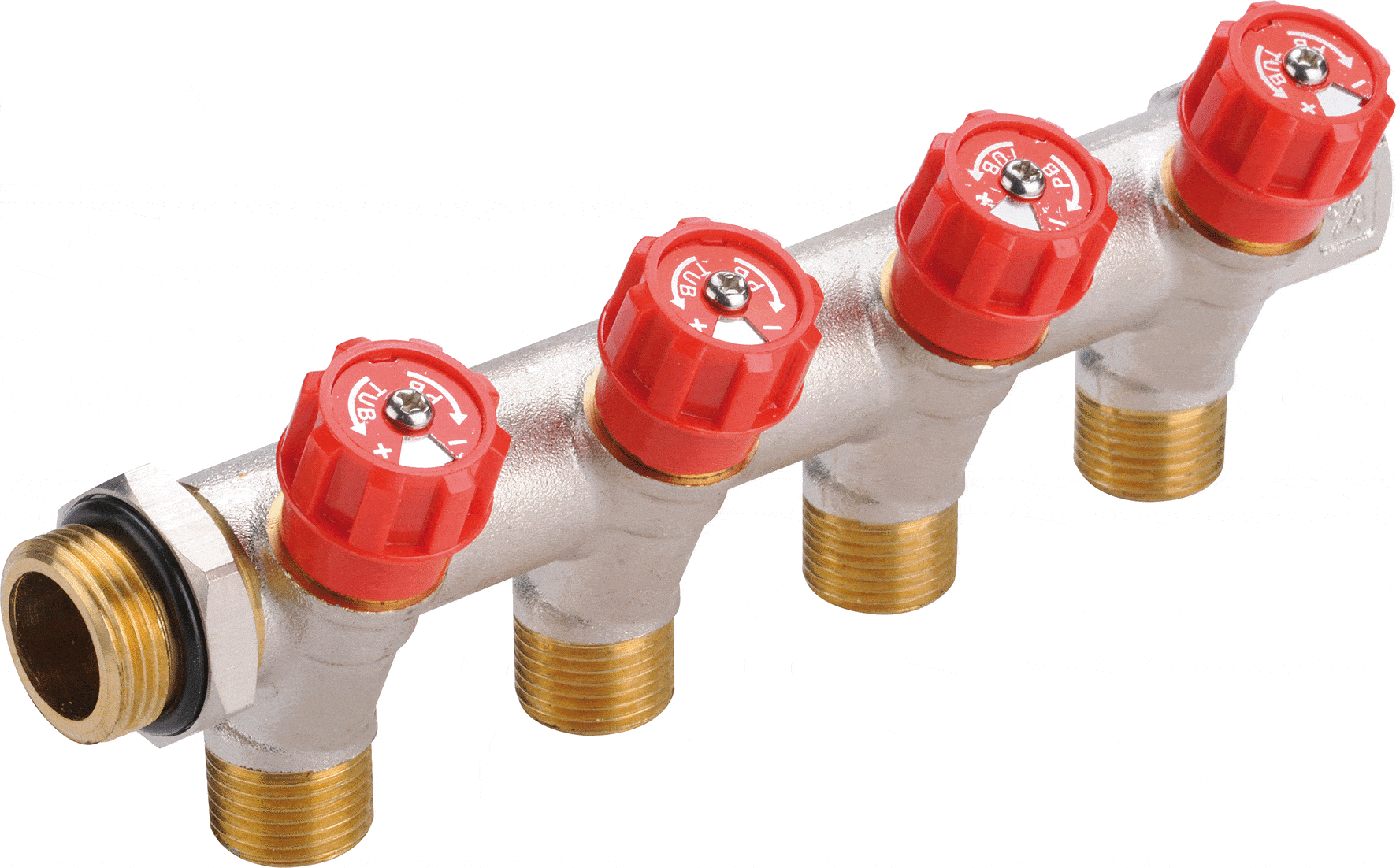 COLLECTEUR SANITAIRE 3/4" A ROBINETTERIE INTEGREE DEPORTEE 1/2" PORTEE ...