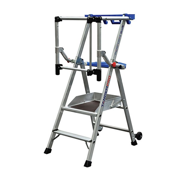 PIRL aluminium 2 marches - Hauteur max. de travail 2.52m - PIRLF2-P/ALU | Leroy Merlin