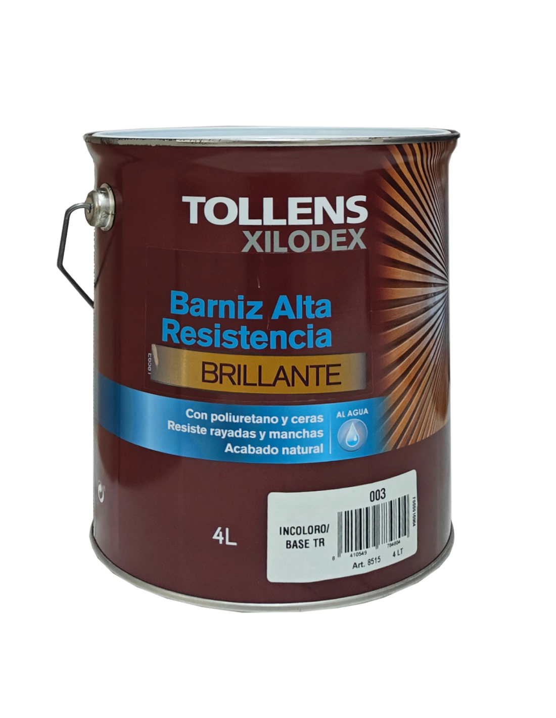 Barniz Alta Resistencia Al Agua Brillante Interior 4 Lt (Iroko de ...