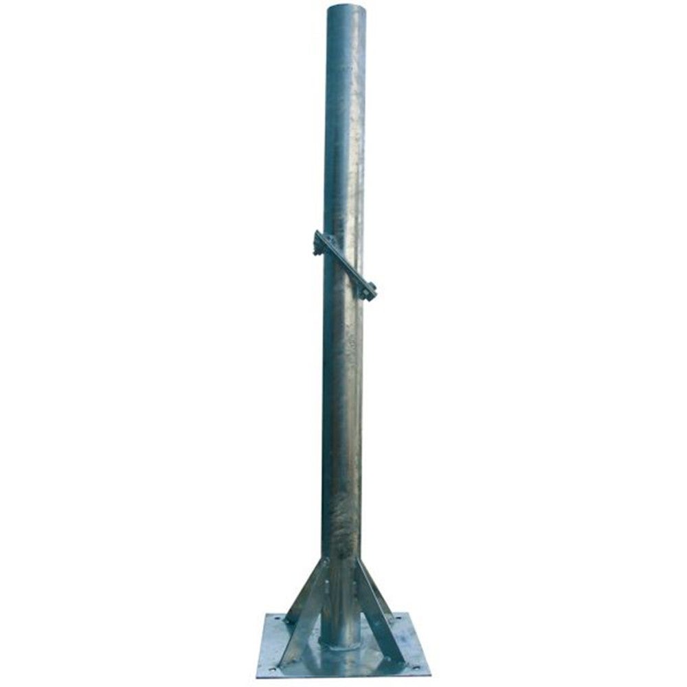 Support en acier galvanisé multifonction gris, 120cm de hauteur en mode ...