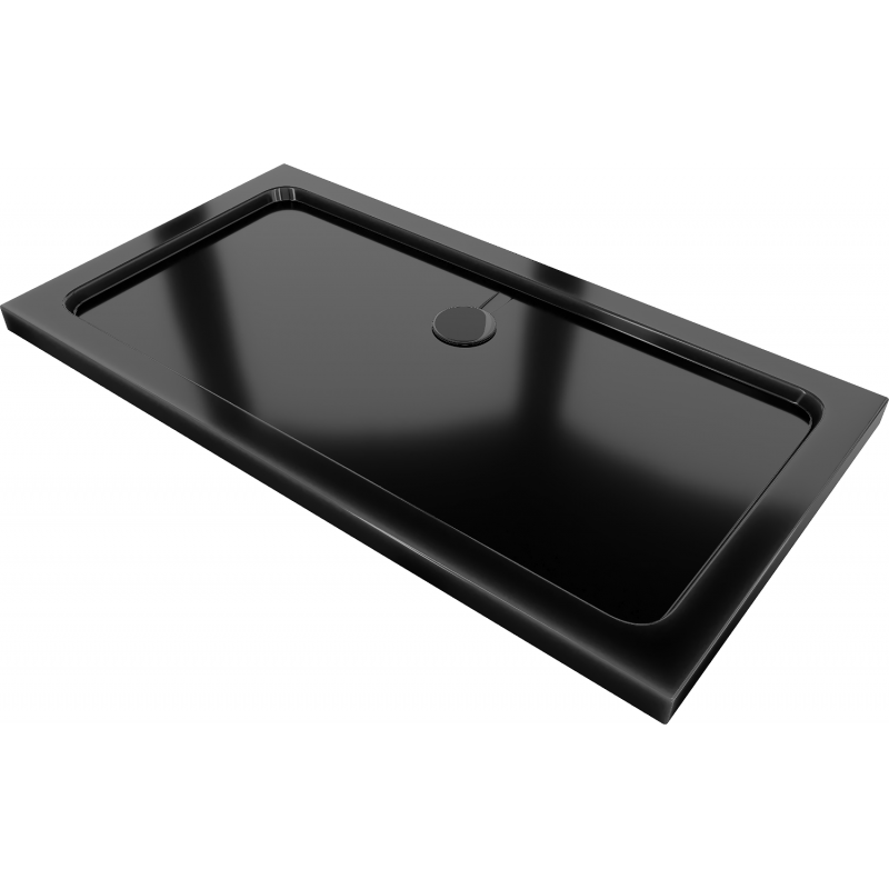 Mexen Flat receveur de douche rectangulaire slim 130 x 70 cm, Noir ...