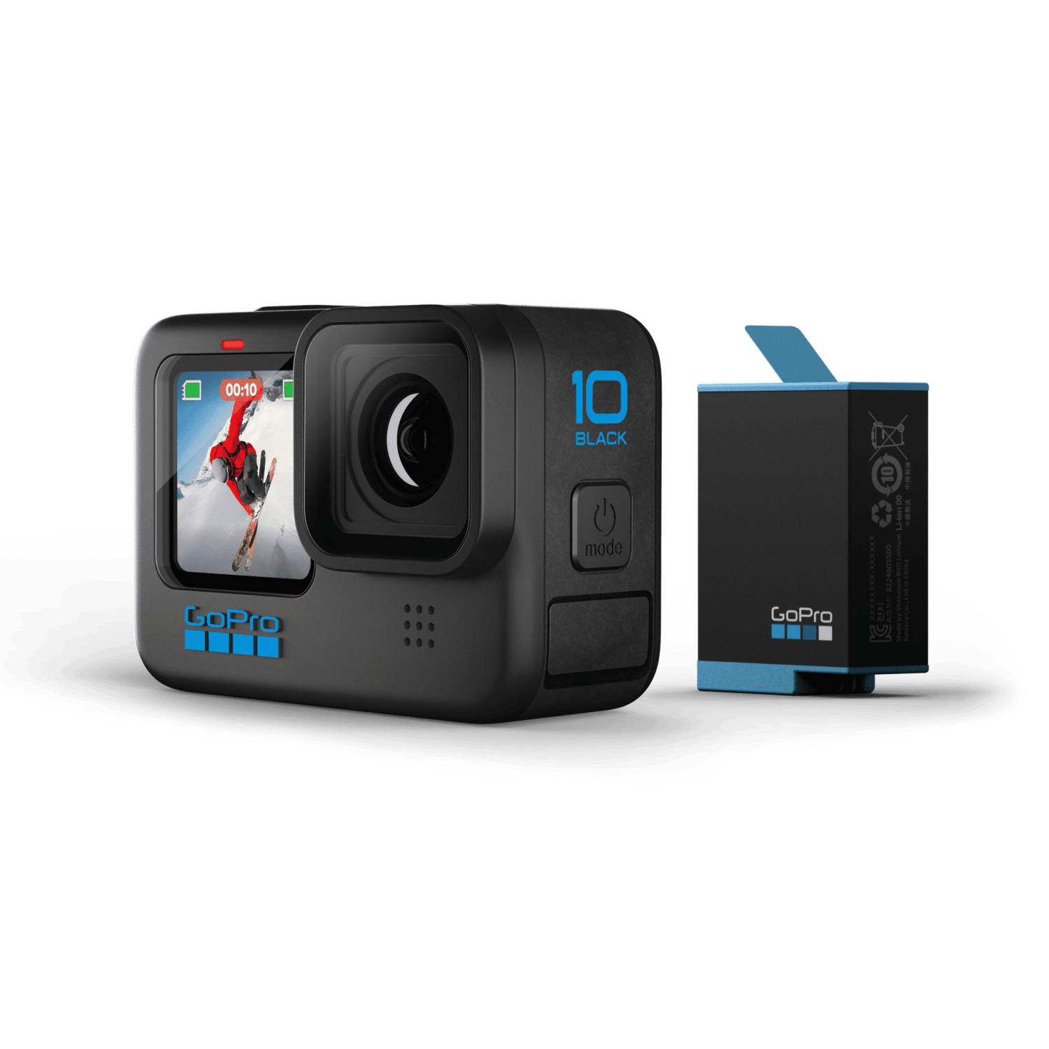 GoPro HERO10 Black caméra pour sports d'action 23 MP 4K Ultra HD Wifi ...