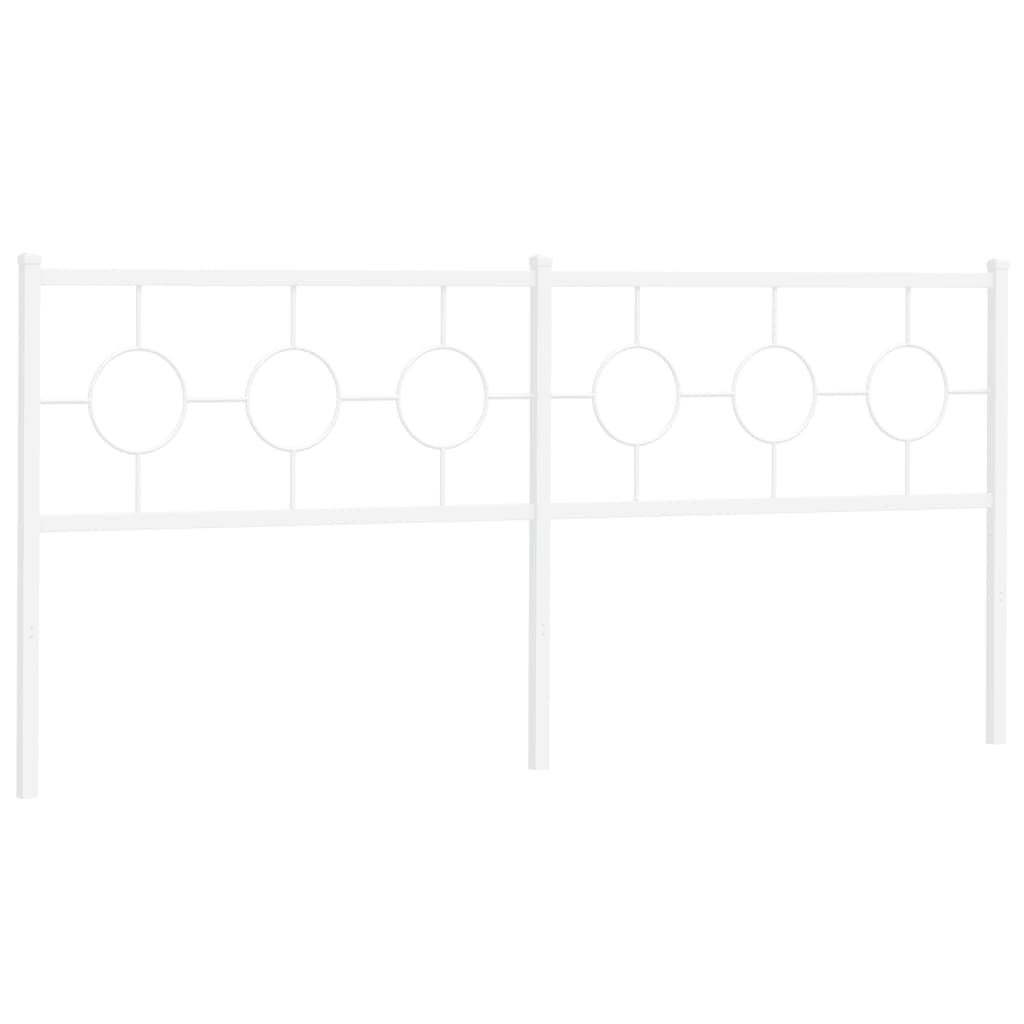 Cabecero de metal blanco 200 cm - COMFORTXL | Leroy Merlin