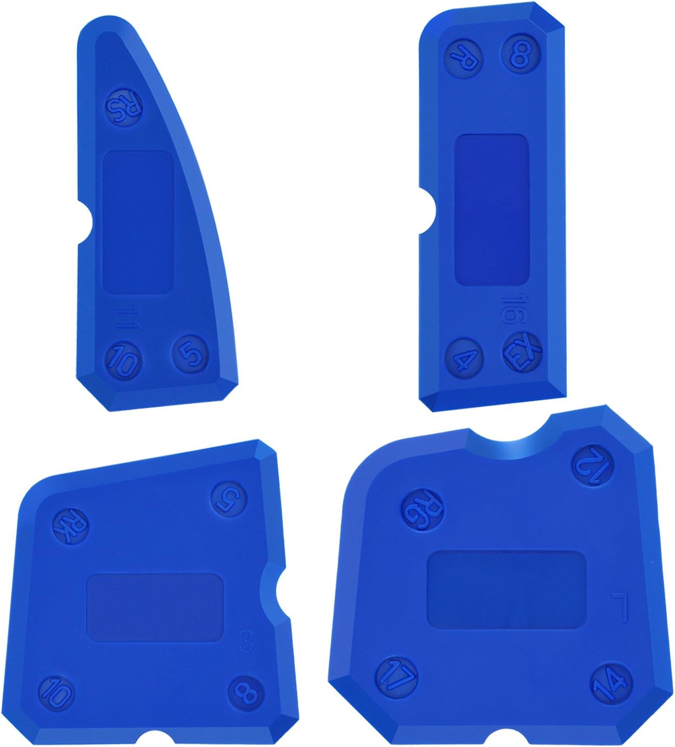 Set di 4 utensili per sigillatura in silicone, kit di lisciatura per ...