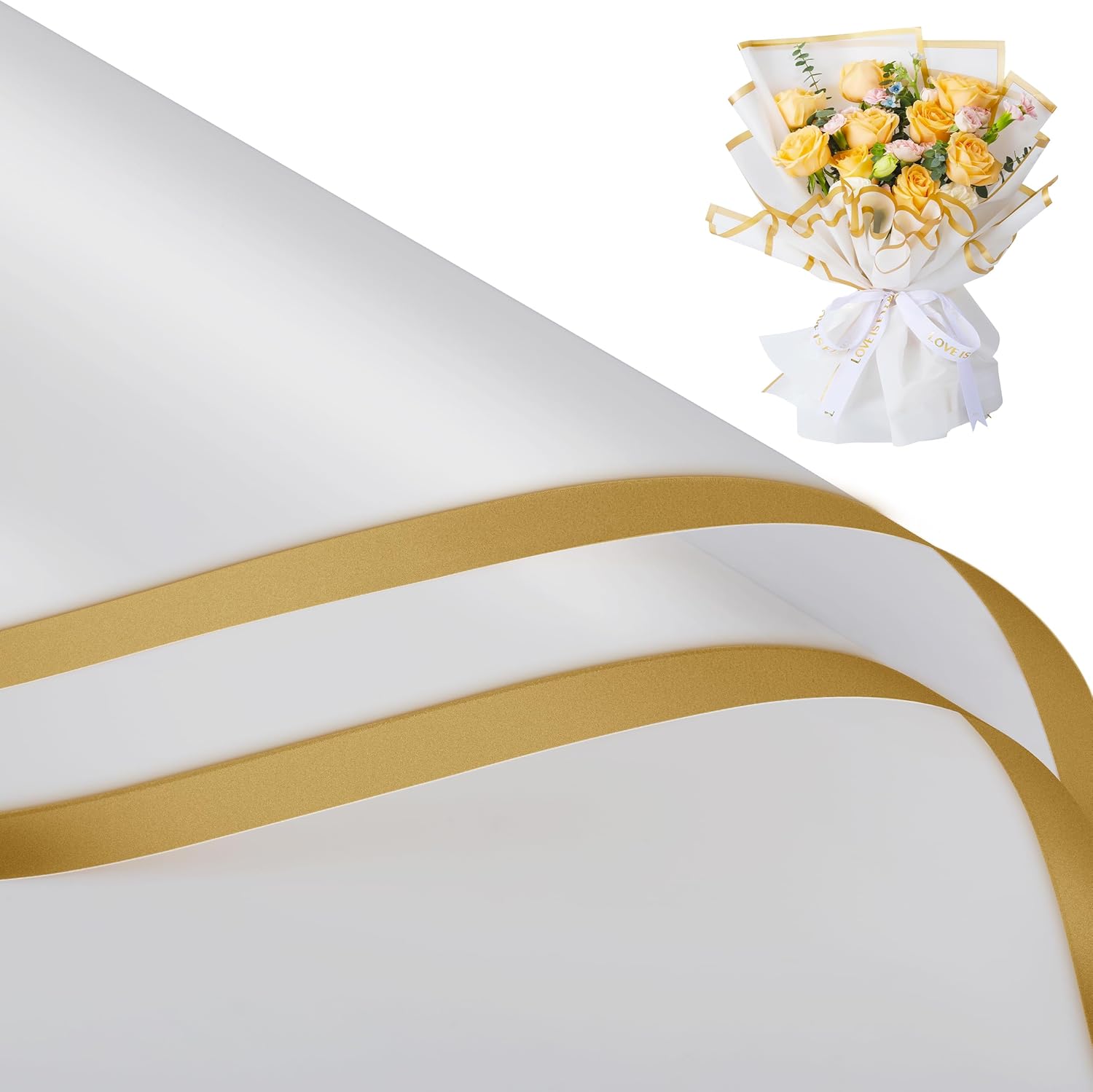 Papier d'emballage de fleurs, papier d'emballage en plastique ...