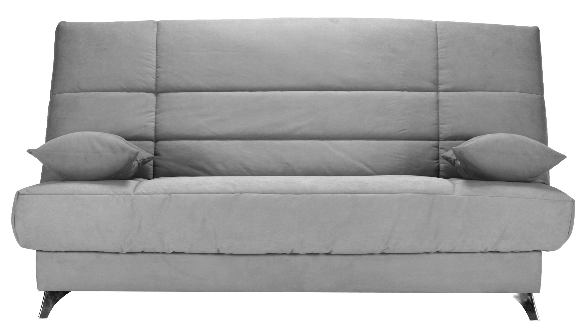 Banquette Clic-clac tissu 130x190 matelas Bultex 14cm avec rangement ...