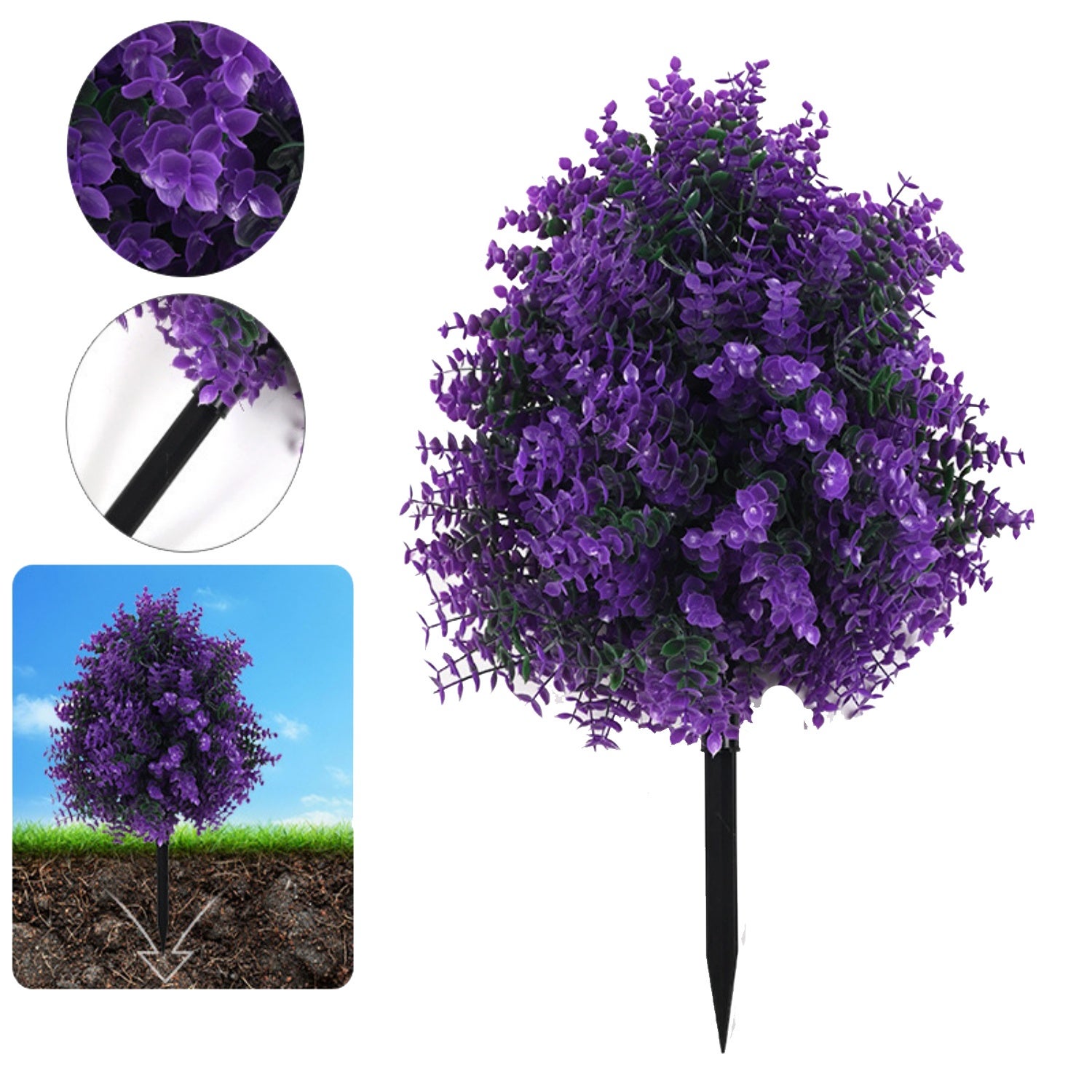 Plante de simulation pourpre, plantes de simulation d'extérieur ...