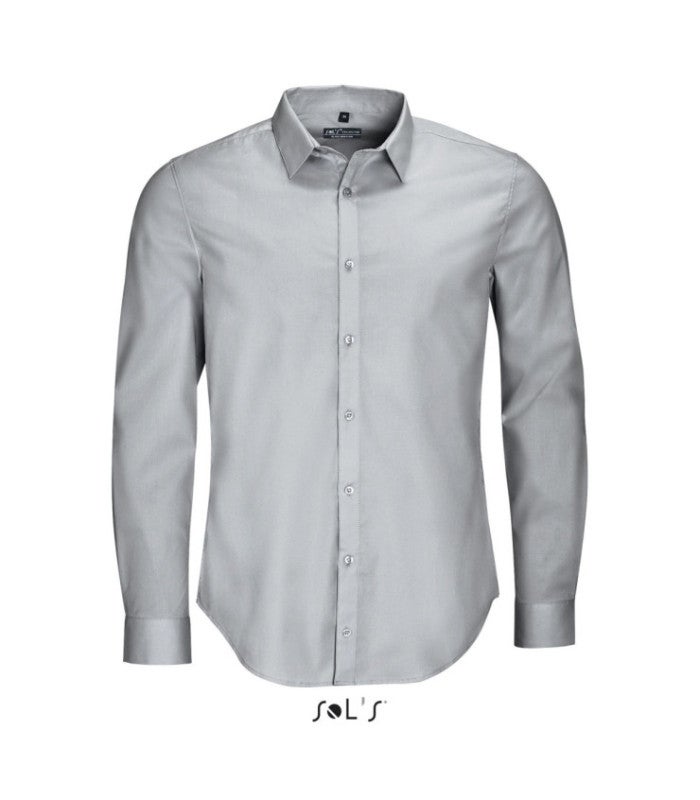 Camisa Stretch Hombre Manga Larga SOL'S BLAKE MEN | Leroy Merlin
