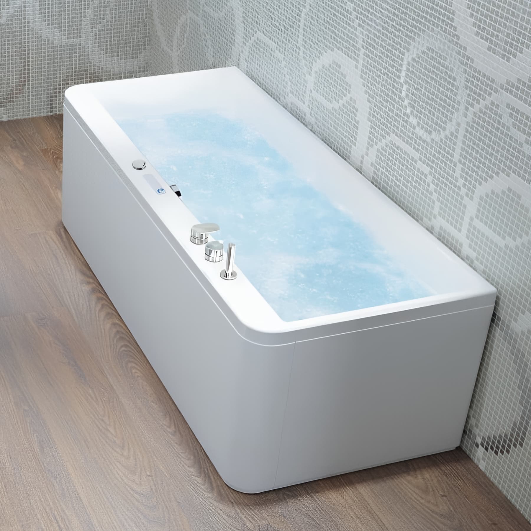 Tablier acrylique BIOCRYL pour baignoire KINEDO SAMBA 180 couleur blanc ...