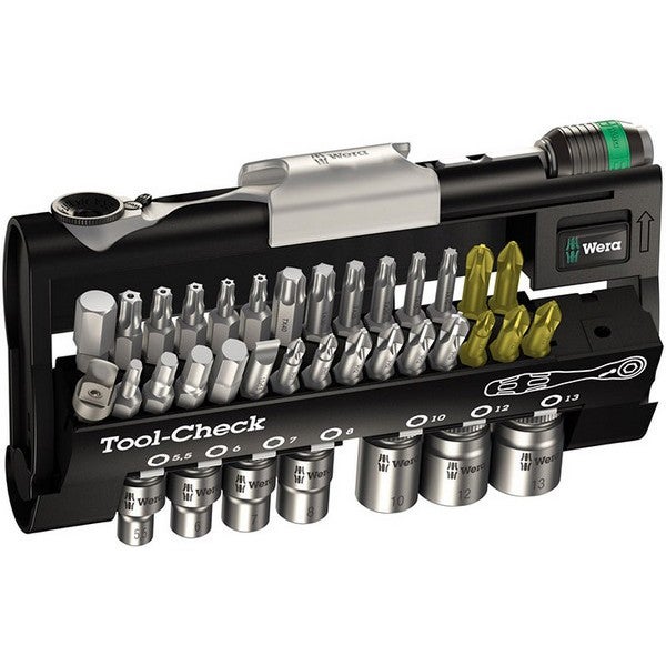 Wera Assortiment de clés à douille/d’embouts Tool-Check 38 pièces ...