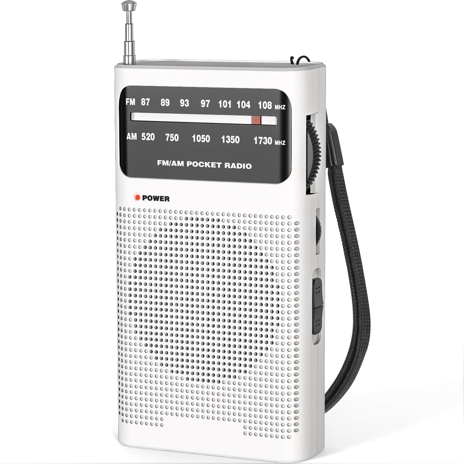 Radio Portable, AM(MW)/FM Radio a Pile, Transistor Radio de Poche avec ...