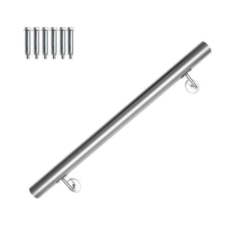 Pasamanos de acero inoxidable para escaleras, pasamanos de pared ...