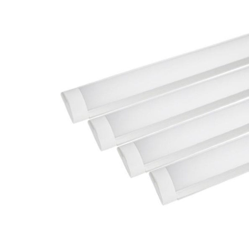 Réglette LED 150cm 48W (Pack de 4) - Blanc Froid 6000K - 8000K - SILAMP | Leroy Merlin