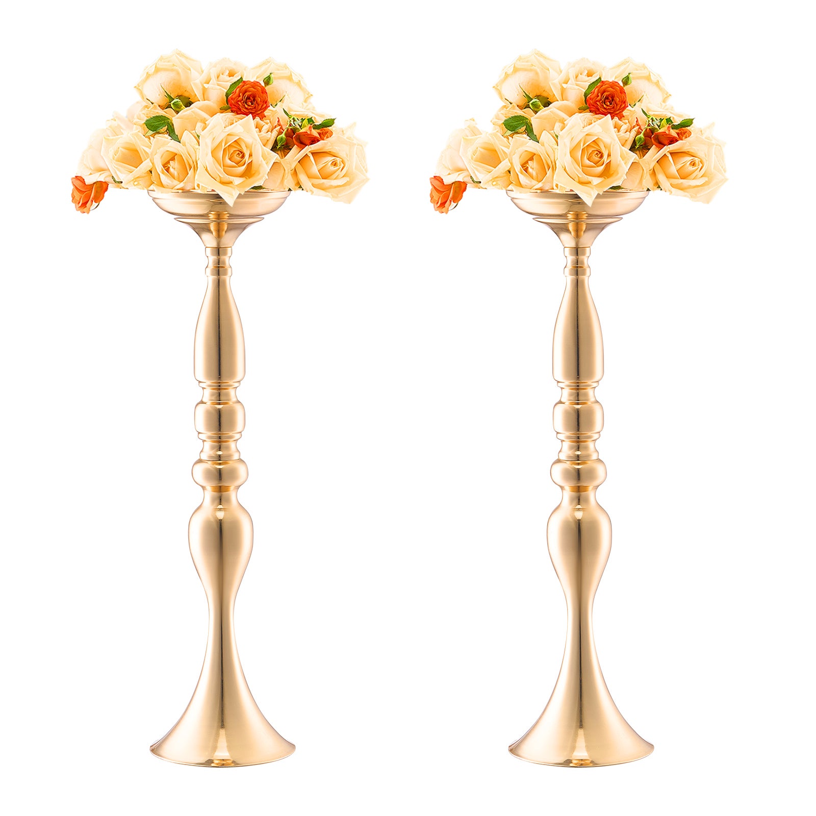Vase de mariage,lot de VEVOR 24,support de fleurs de 50cm de haut,Vase ...