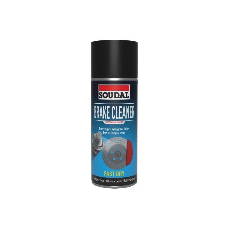 Brake Cleaner - Nettoyant frein et embrayage - Soudal - Spray 400 ml ...
