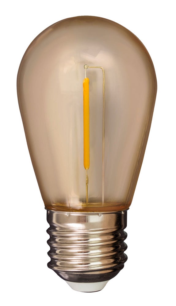 Lot 2 Ampoules LED E27 Décoratives Diam. 45mm, 0.6W, 55 lumens, 2700K ...