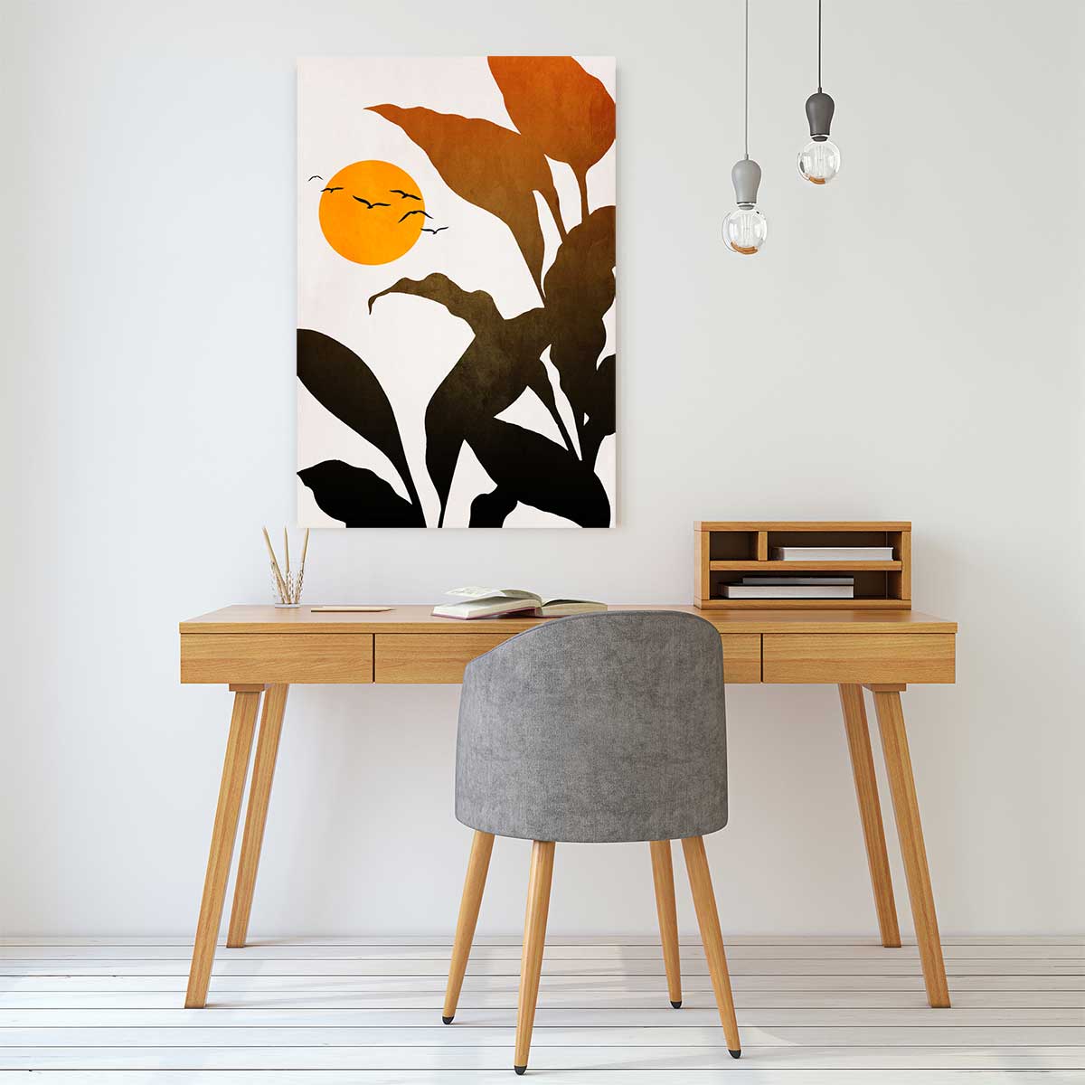 Tableau graphique Tropique paradis - 40x60cm | Leroy Merlin