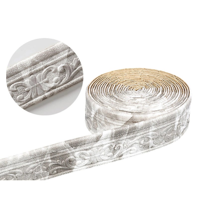 BLACKCUP 2 rouleau de baguette décorative autocollante, profilé d'angle ...