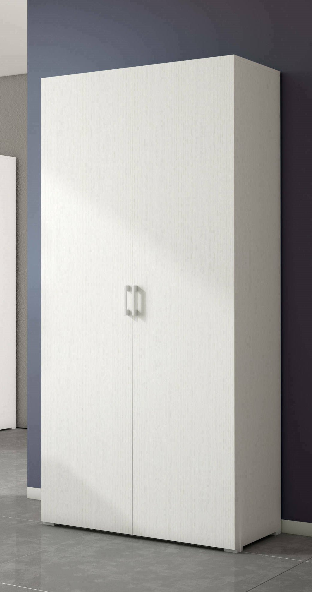 Armario multiusos con 2 puertas batientes, 100% Made in Italy, Zapatero ...