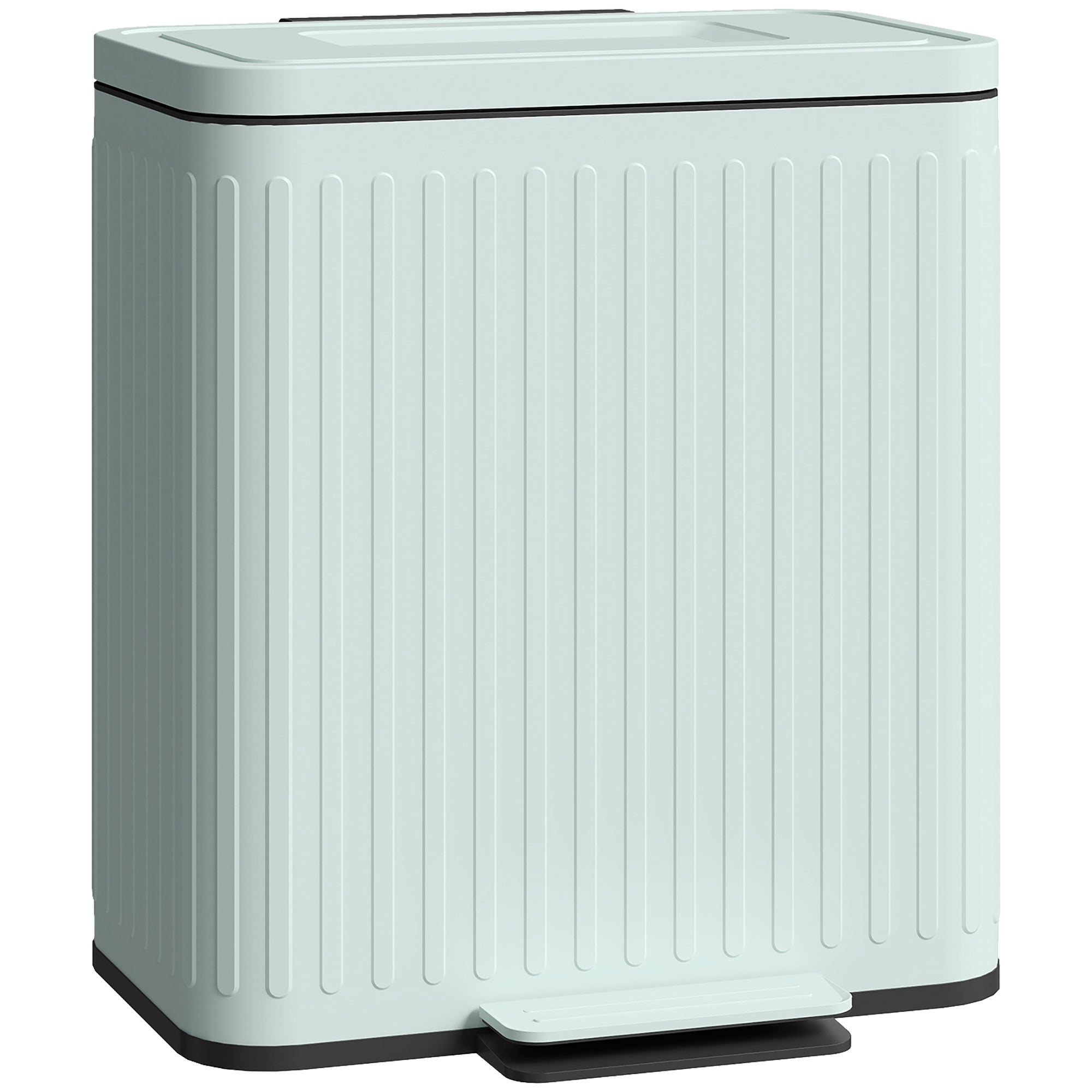 Poubelle de cuisine, 2 compartiments de 20 L, tri sélectif efficace ...