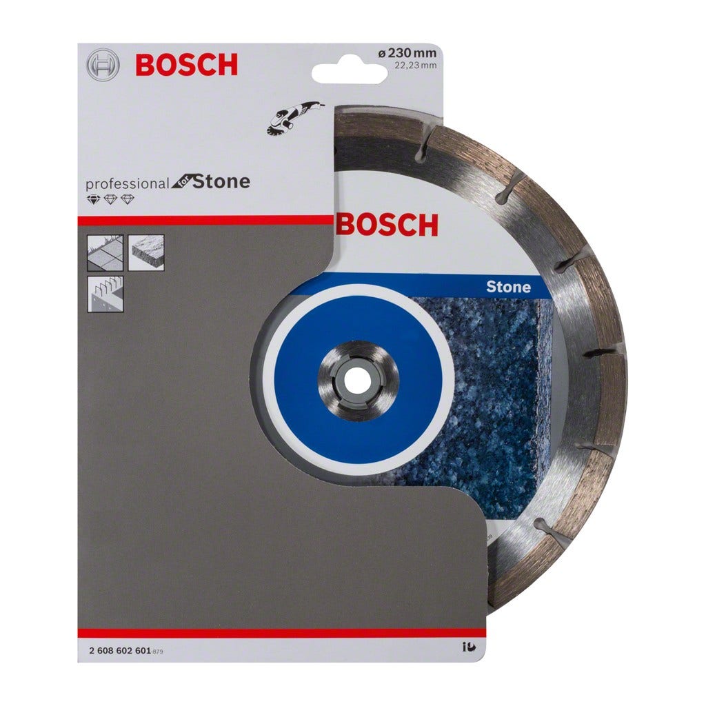 Disco da Taglio Diamante Bosch Standard per Pietra - 230 mm | Leroy Merlin