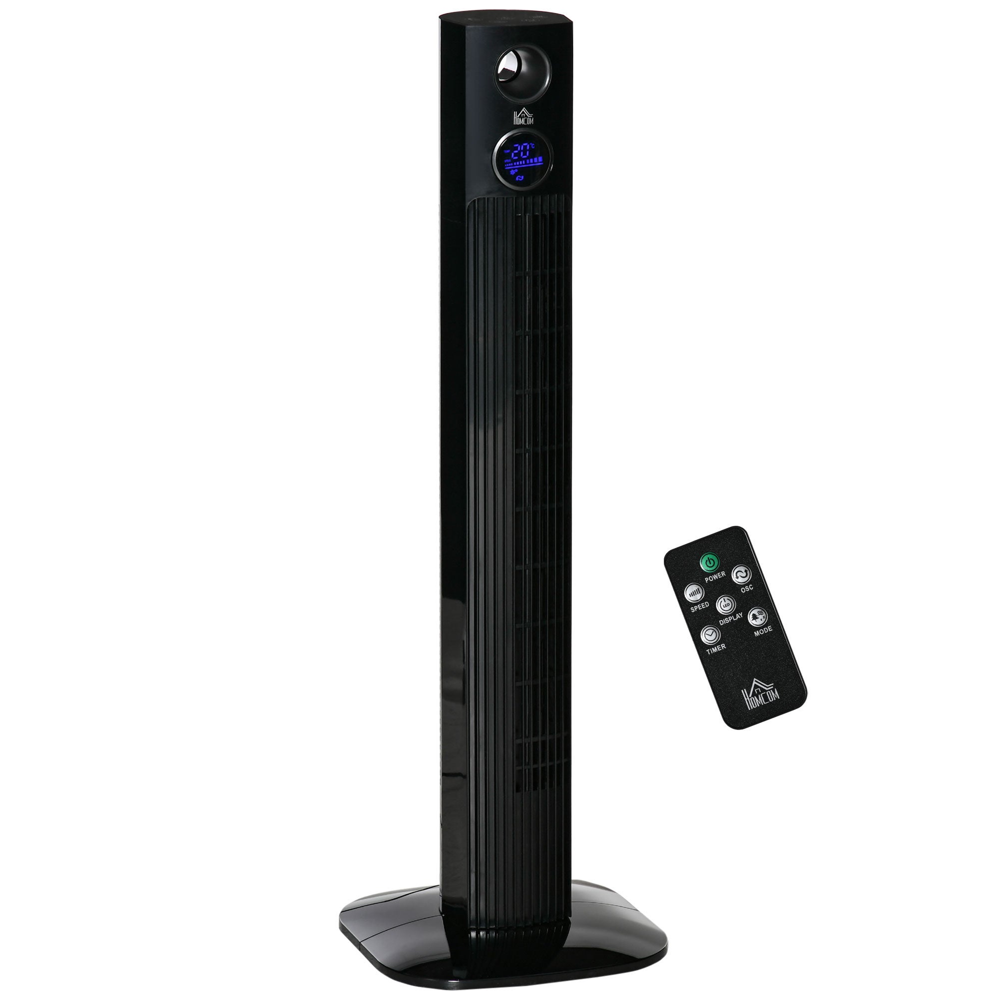 Ventilador de torre oscilante, oscilación de 70°, 3 modos y 3 ...