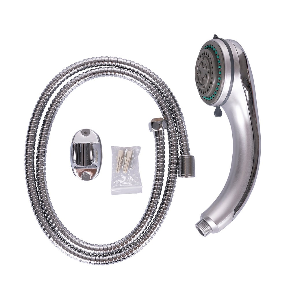 Ducha mural con mando multichorro y flexo de 150 cm | Leroy Merlin