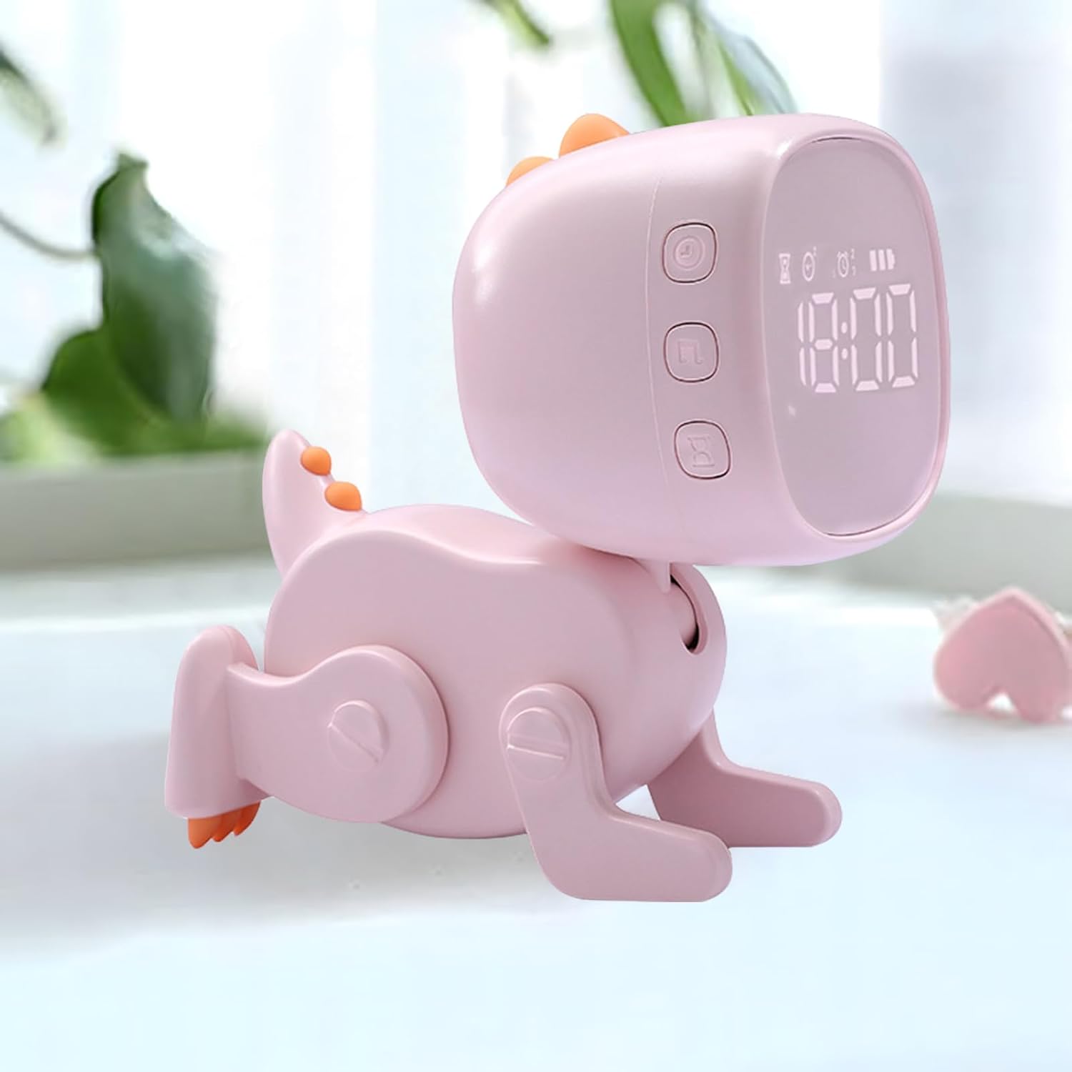 Reloj despertador de dinosaurio para niños, lindo reloj despertador ...