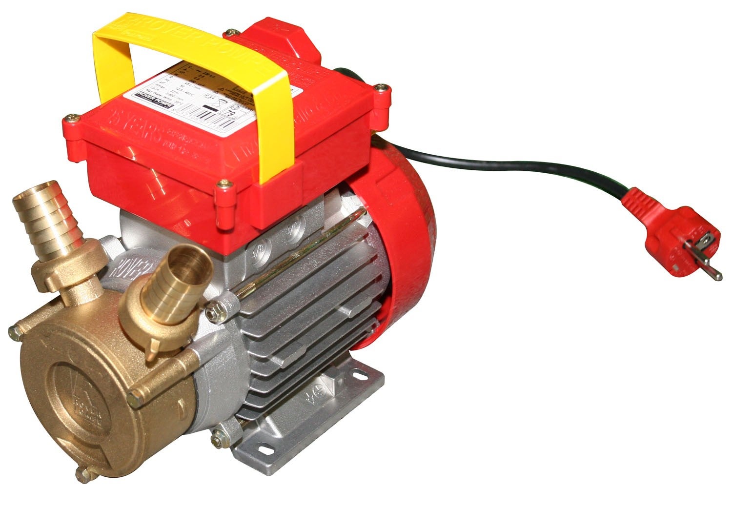 Bomba de trasiego eléctrica de rotación reversible 550 W racores 25 mm ...
