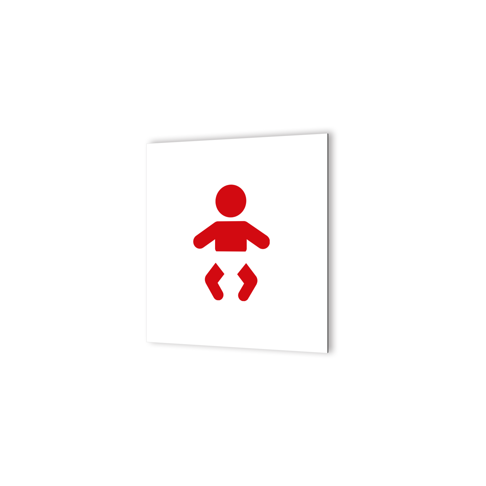 Pictogramme Change Bébé - Plaque signalétique Dibond blanc - Picto ...