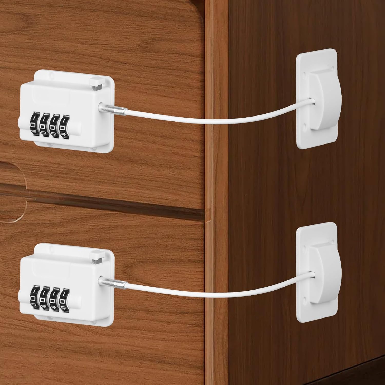 Securite Fenetre Enfant, Lot de 2 Réfrigérateur Serrure À Code, Serrure de Porte de ...