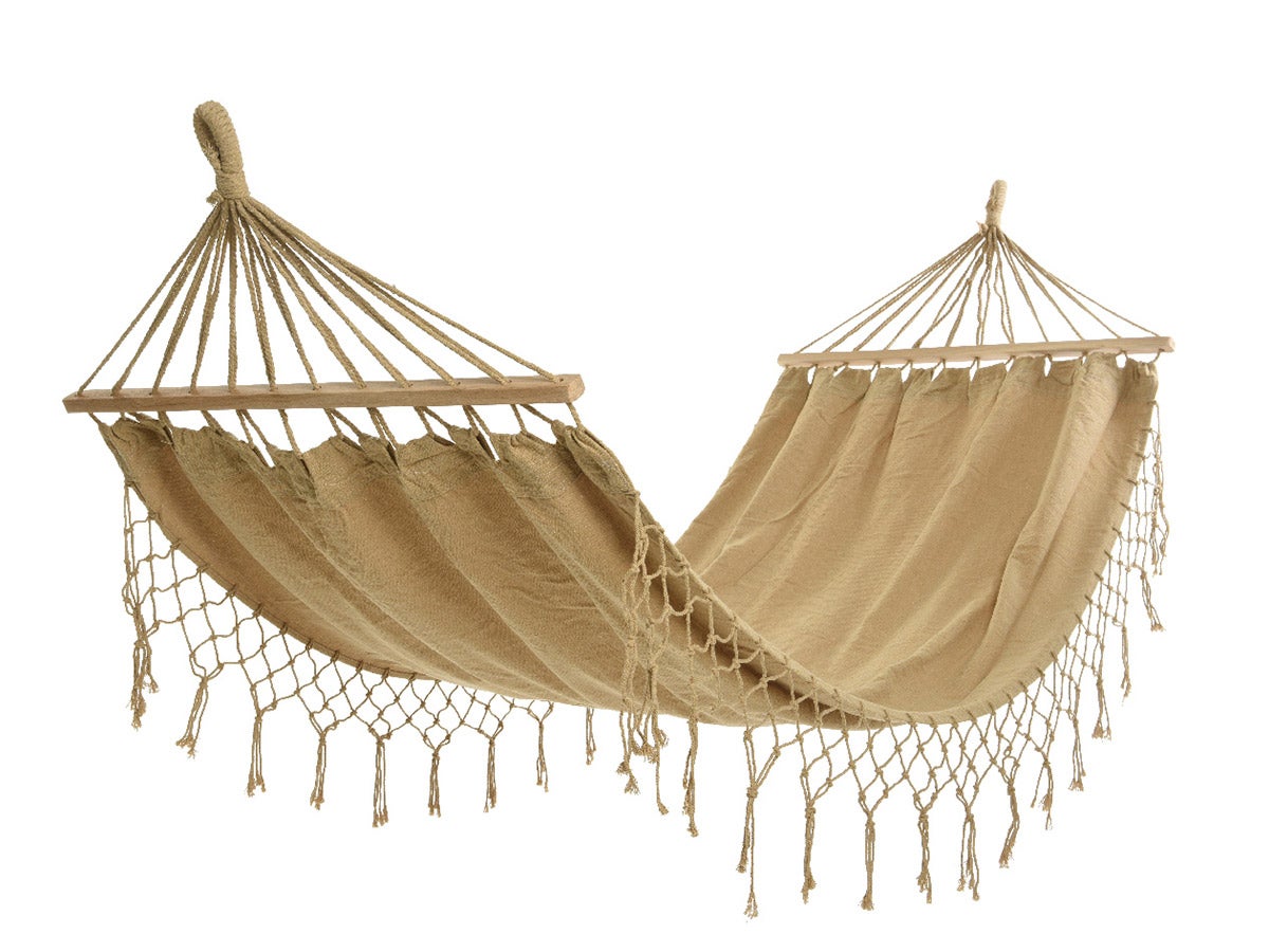 HAMACA LISA DE EXTERIOR 100x200cm COLOR BEIGE | Leroy Merlin