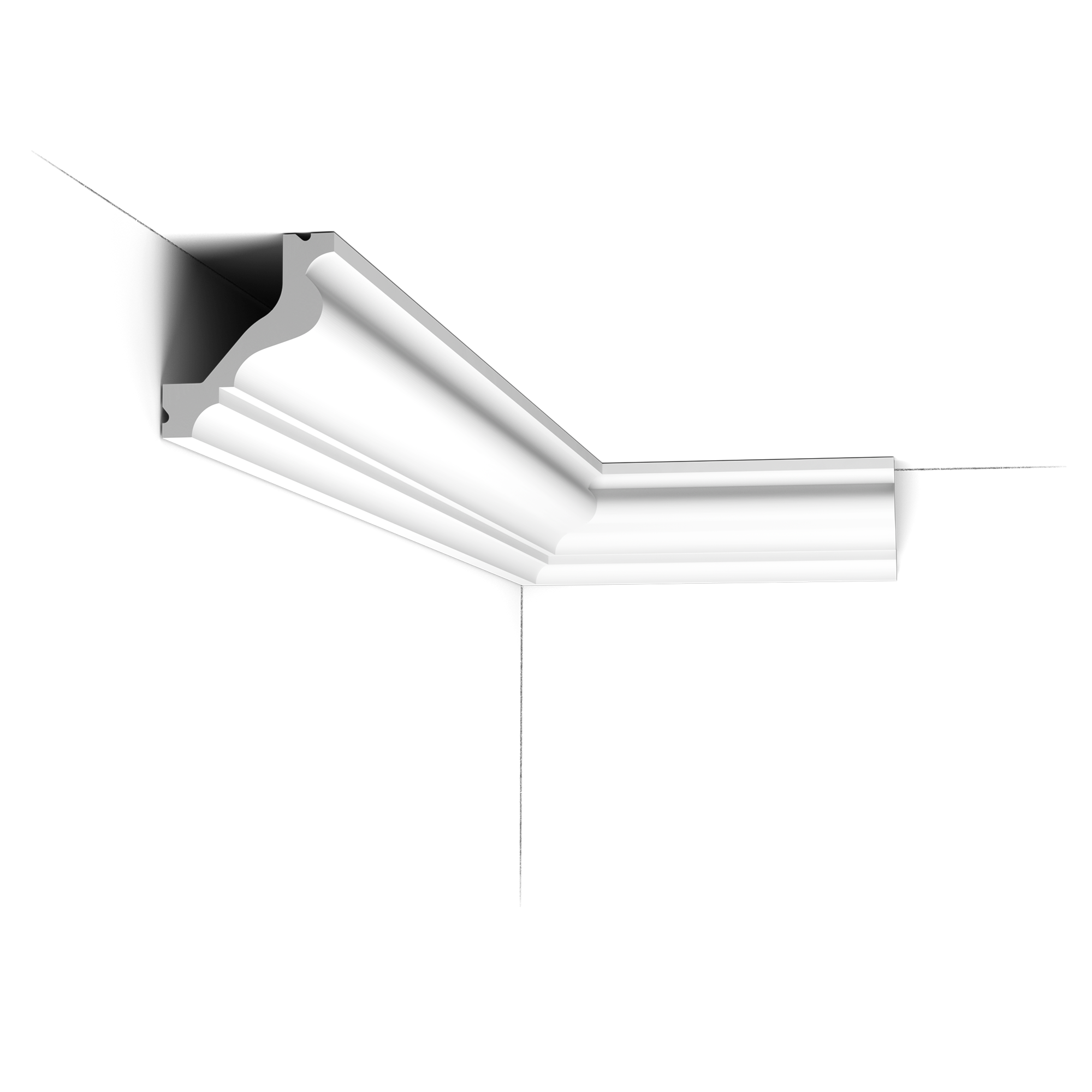 C200 Corniche plafond Orac Decor - 6,5x5,5x200cm (h x p x L) - moulure ...