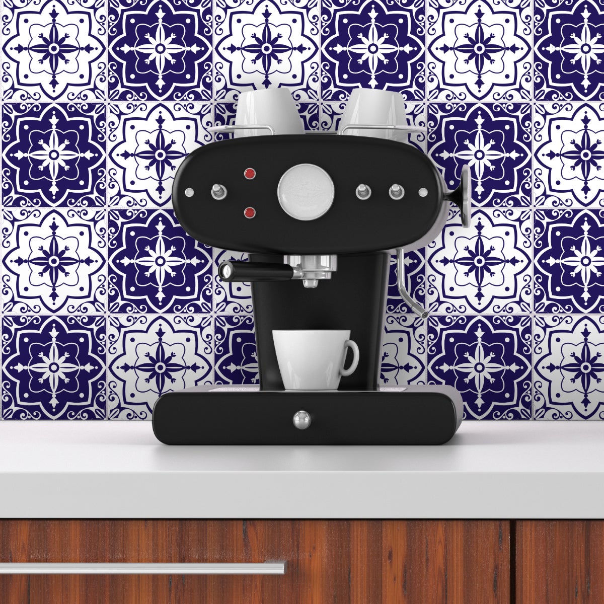 Sticker Mural Carrelage adhésif Cuisine Salle de Bain - 24 STICKERS ...